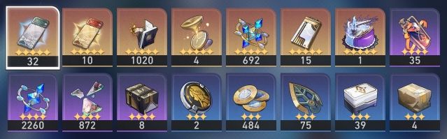 Share HSR Progress: [Inventory Update] 🍀 Honkai: Star Rail | HoYoLAB