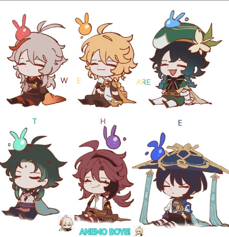 The anemo Boys! Genshin Impact | HoYoLAB