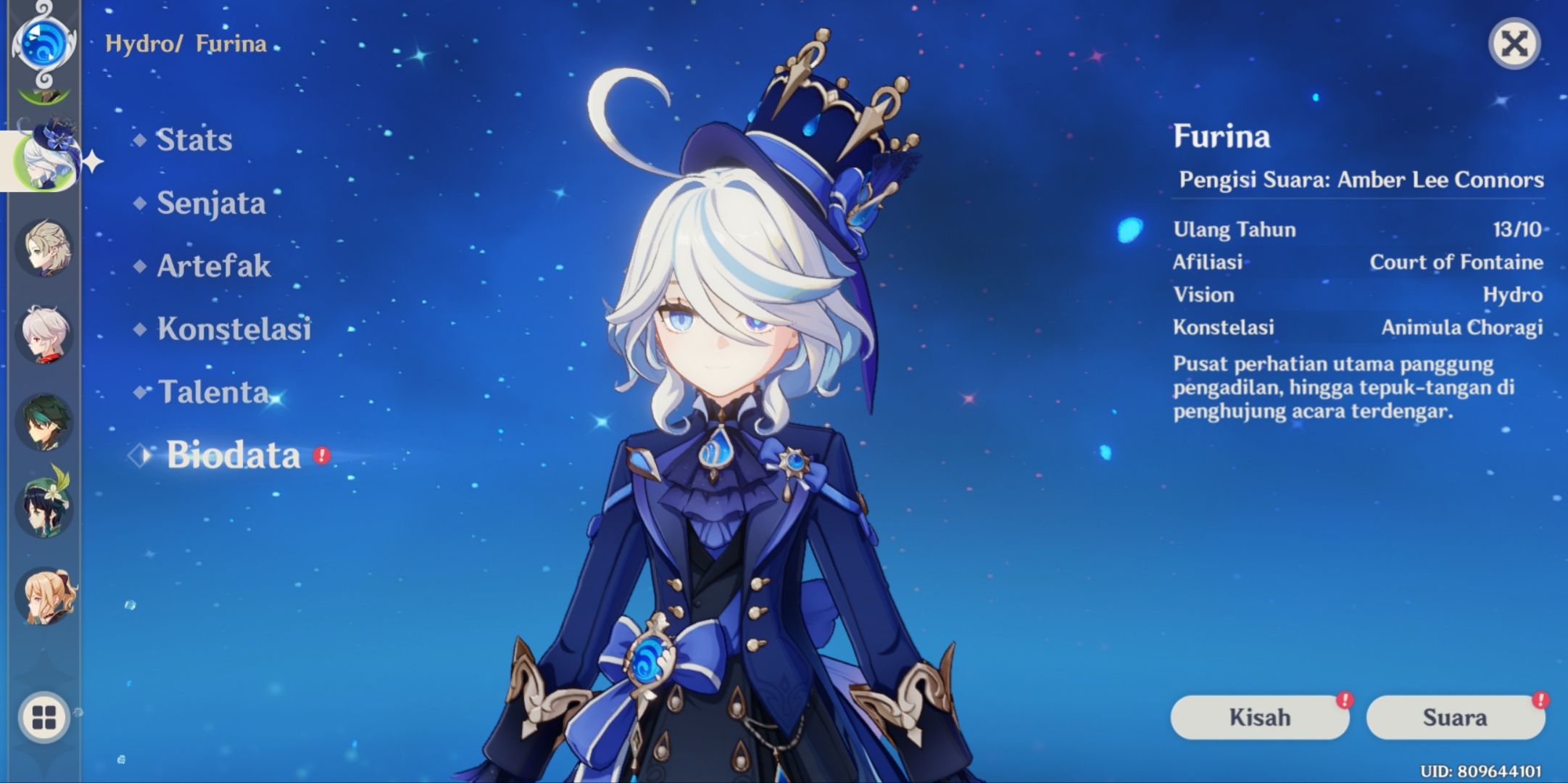 Furina Pakai Vision Genshin Impact | HoYoLAB