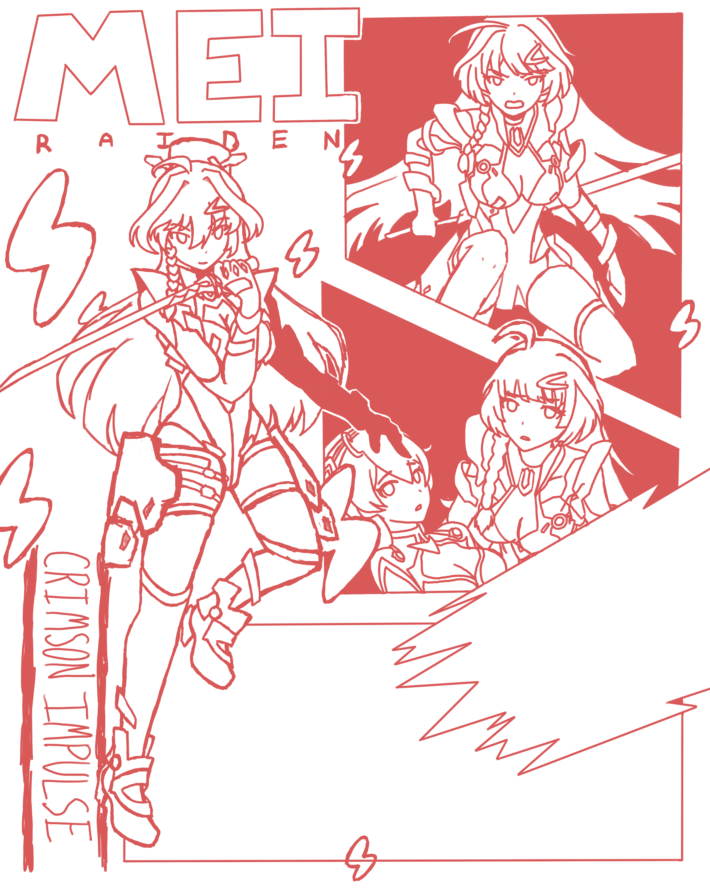 (WIP) Mei (Crimson Impulse) Pt 1! Honkai Impact 3rd | HoYoLAB