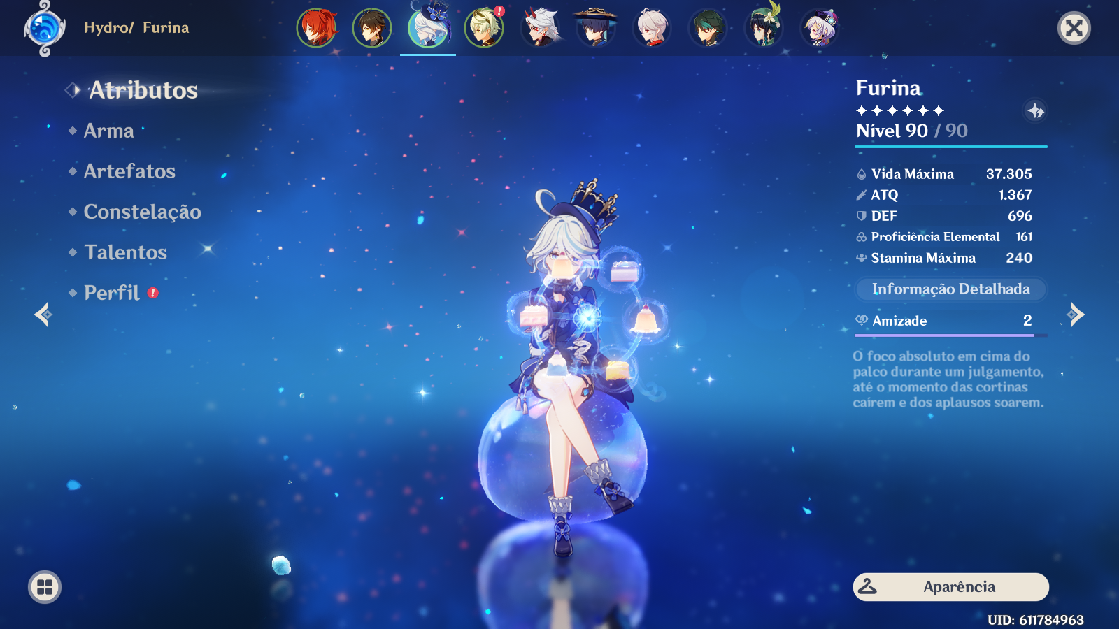 LVL Furina Genshin Impact | HoYoLAB