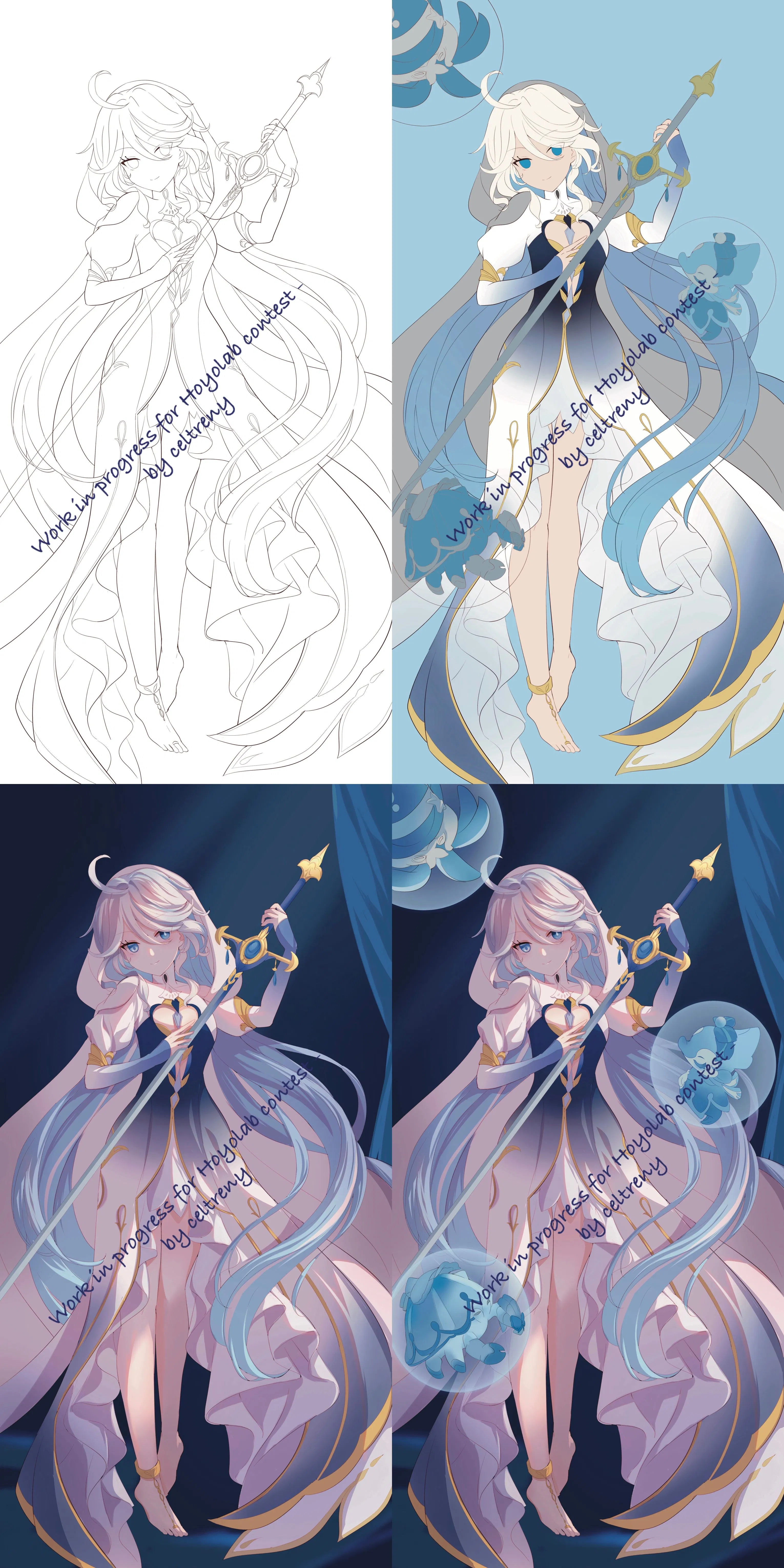 Focalors (expand for the full art) Genshin Impact | HoYoLAB