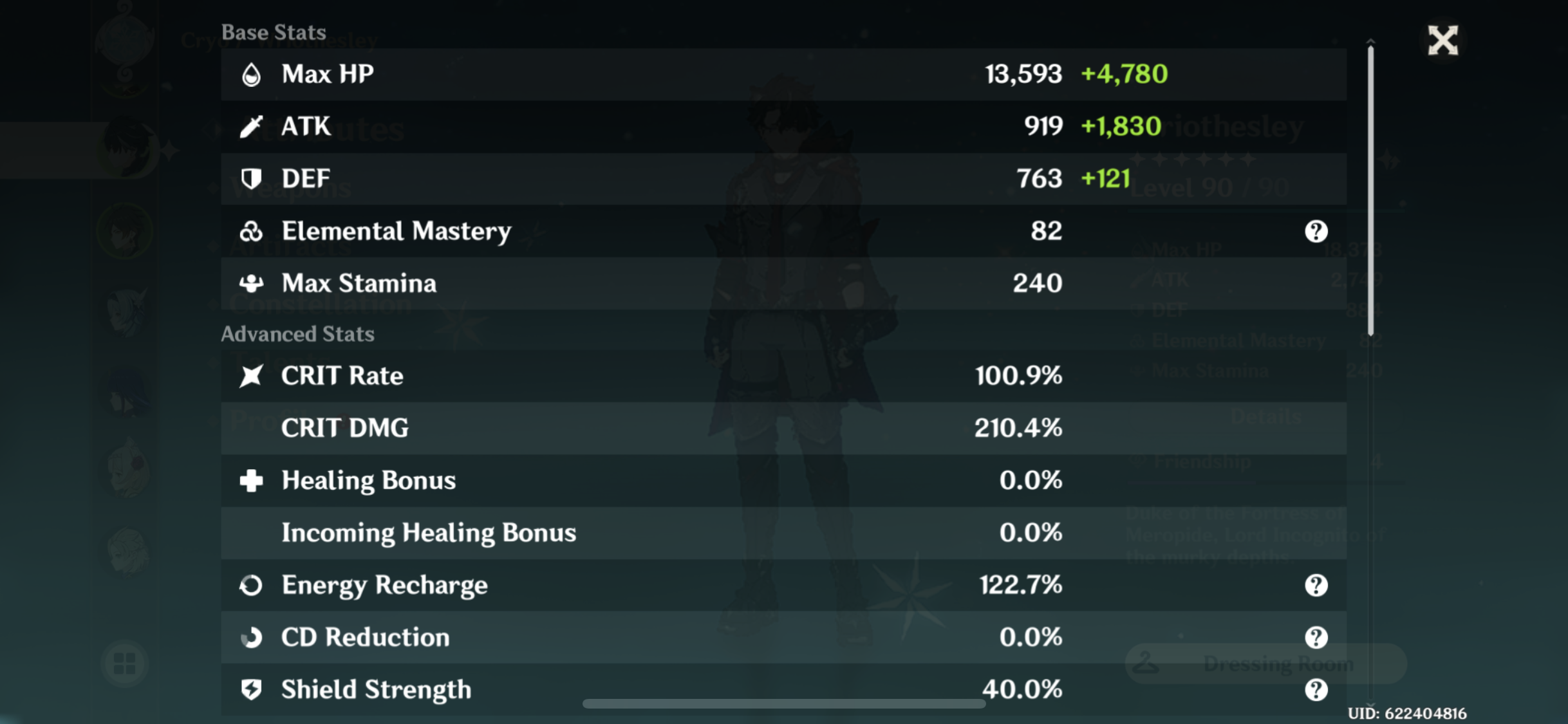 Wrio 100% crit dmg Genshin Impact | HoYoLAB