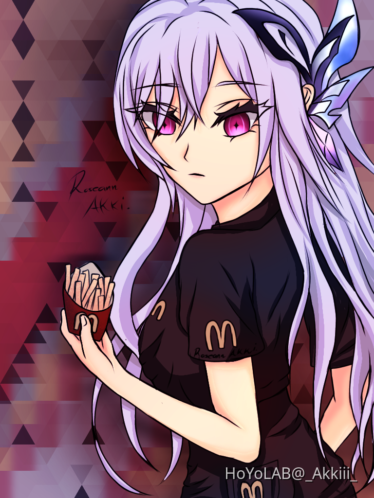 Skirk fanart by me, McDonald version of her. Genshin Impact | HoYoLAB