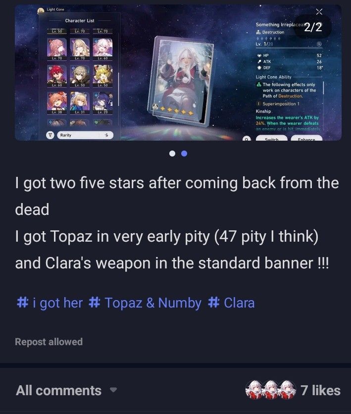 I LOVE CLARA FANS AND MAINS !!! Honkai: Star Rail | HoYoLAB