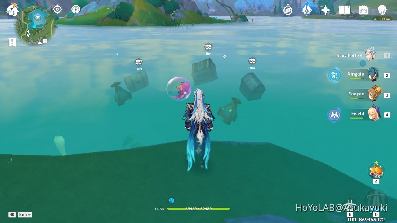 Blue tree after quest Genshin Impact | HoYoLAB