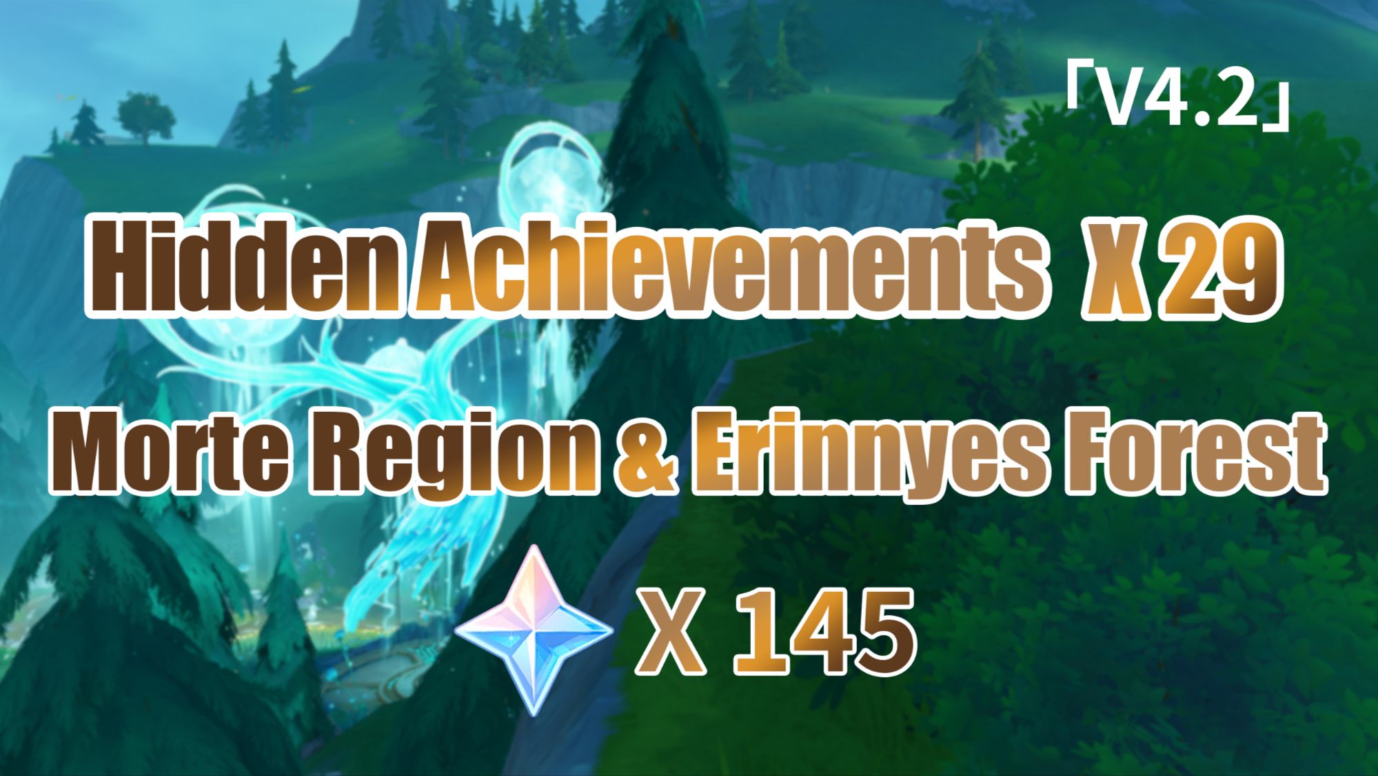 [V4.2] Hidden Achievements*29 + Primogems*145 | Morte Region & Erinnyes Forest Hidden ...