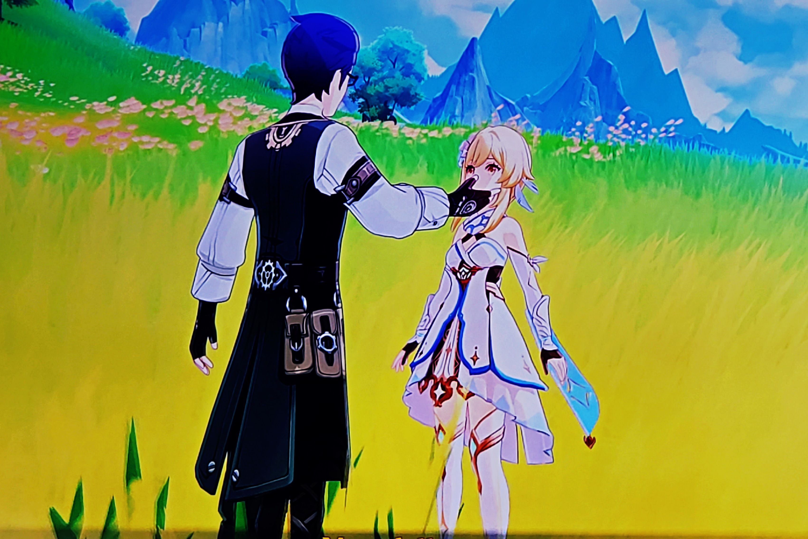 Lumine has shipped herself with a npc... Someone tell Xiao gently ...