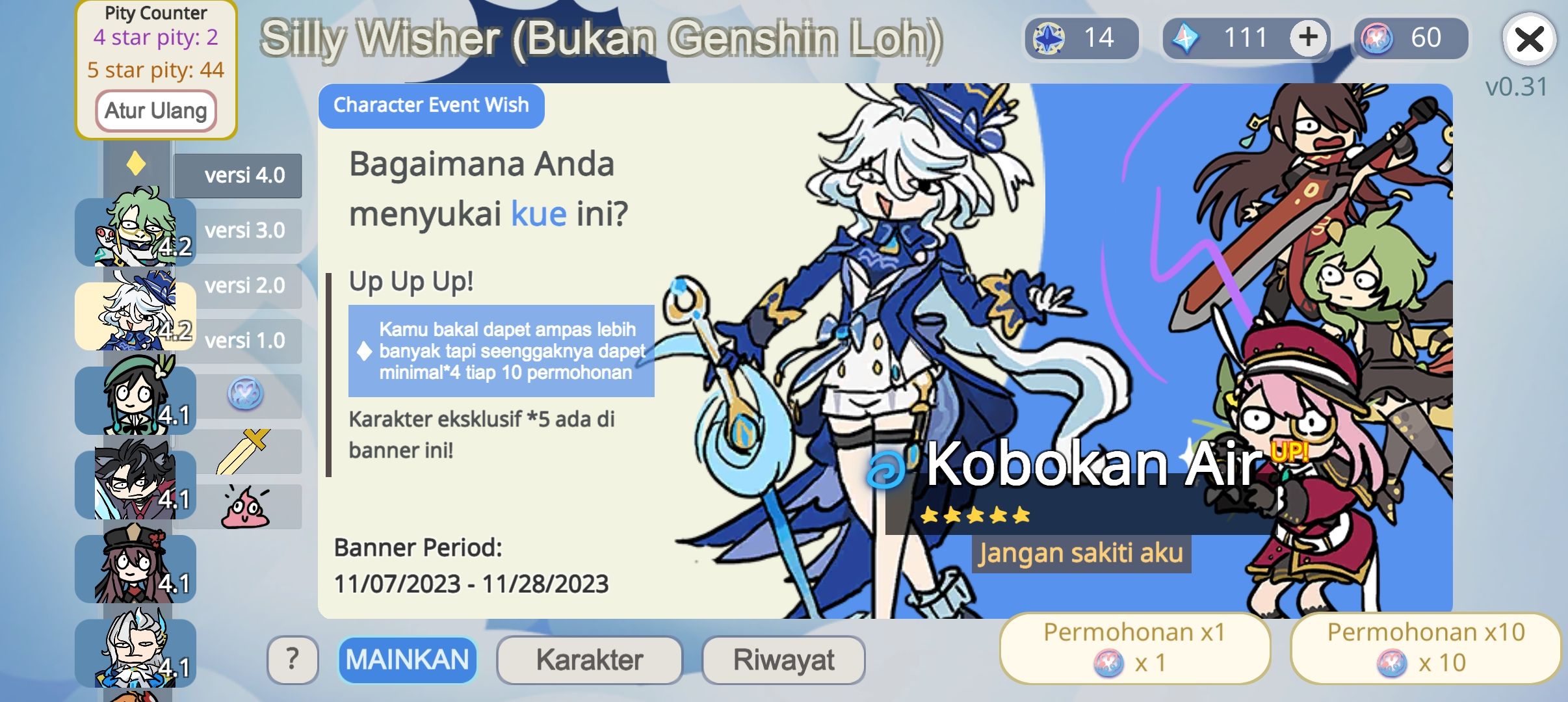 Indo VS US - Furina name Genshin Impact | HoYoLAB