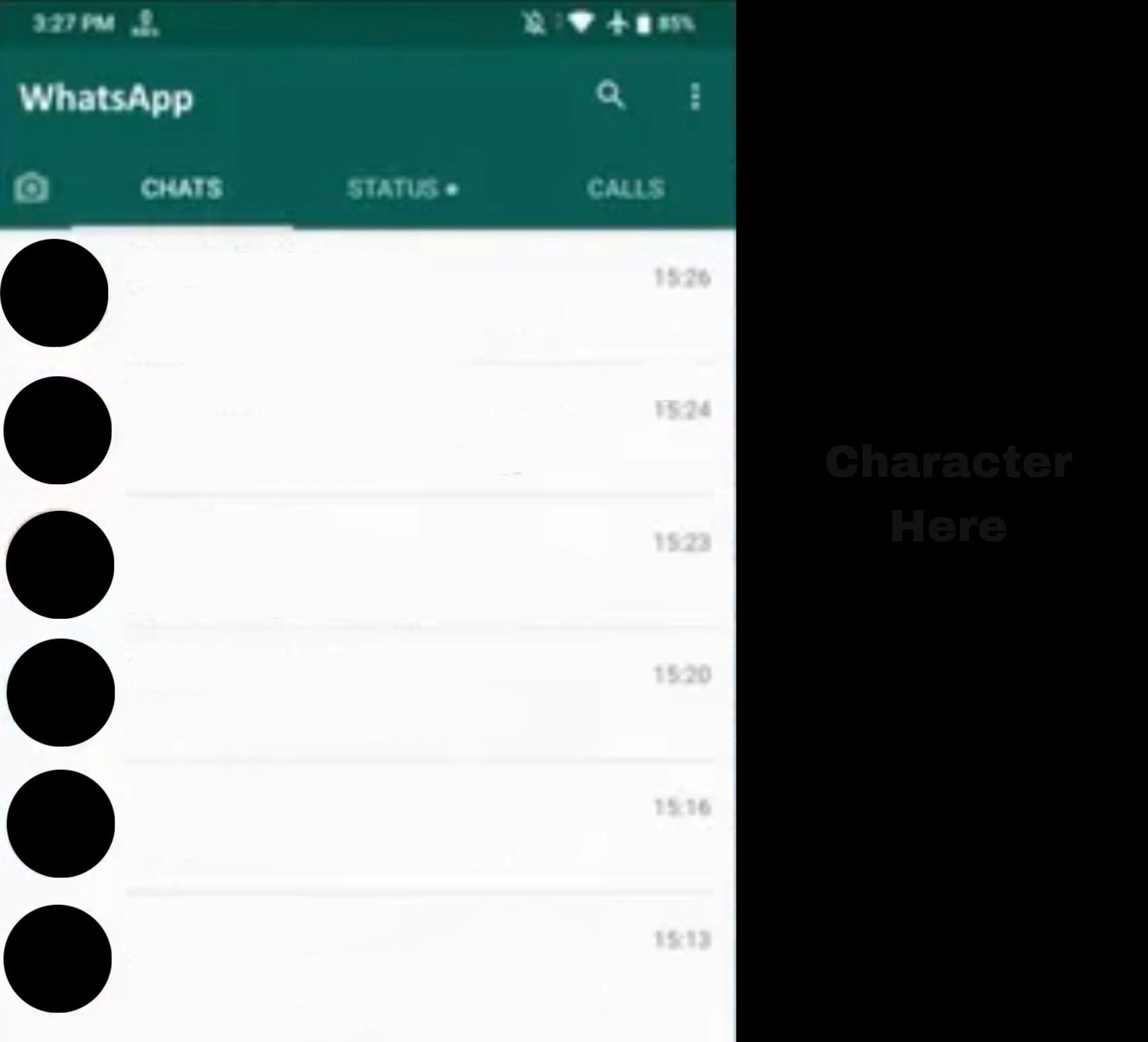 Clean template of ‘Characters with Whats App’ | HoYoLAB