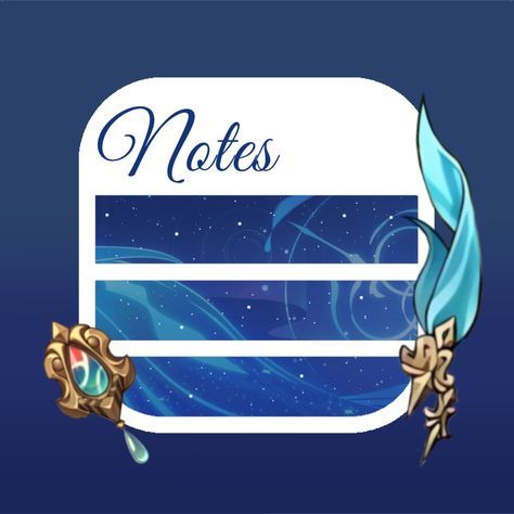 Neuvillette themed App Icons! (not my work) Genshin Impact | HoYoLAB