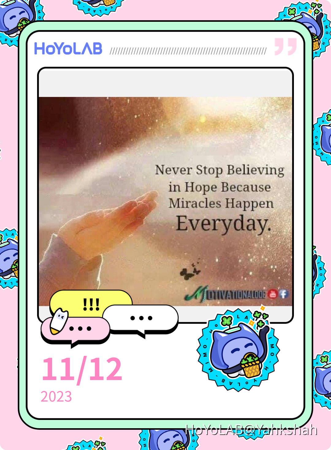 11/12 Diary -# My Character Building Diary | HoYoLAB