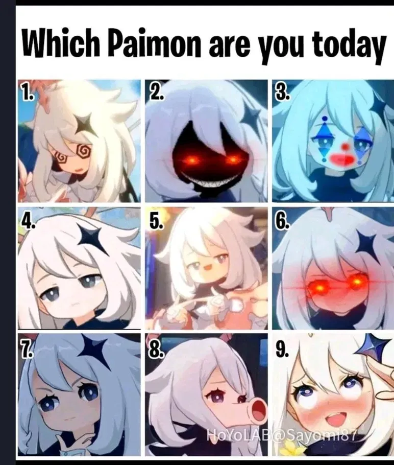 Which Paimon are you today! Genshin Impact | HoYoLAB