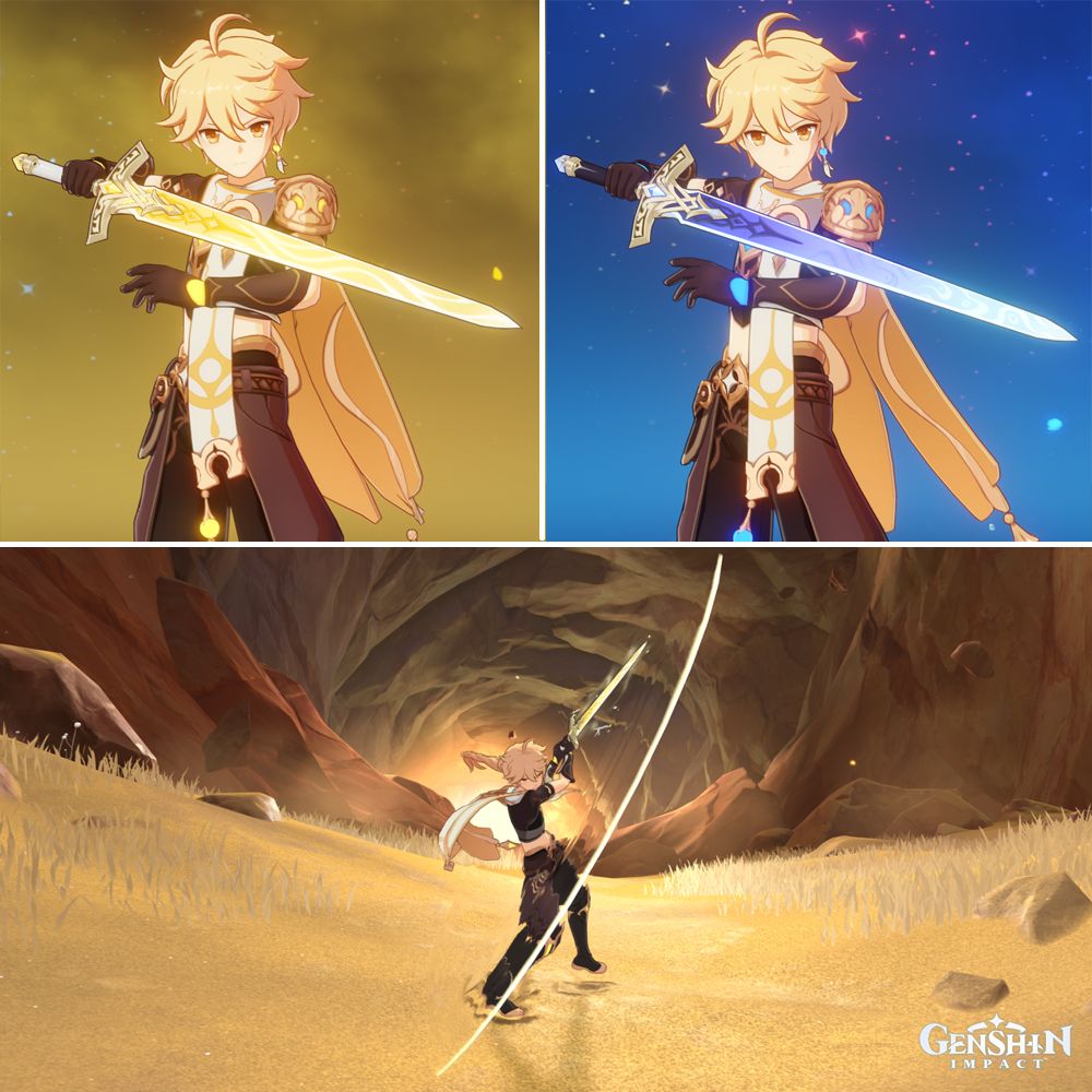 Sword of Narzissenkreuz - Pneuma and Ousia Forms Genshin Impact | HoYoLAB