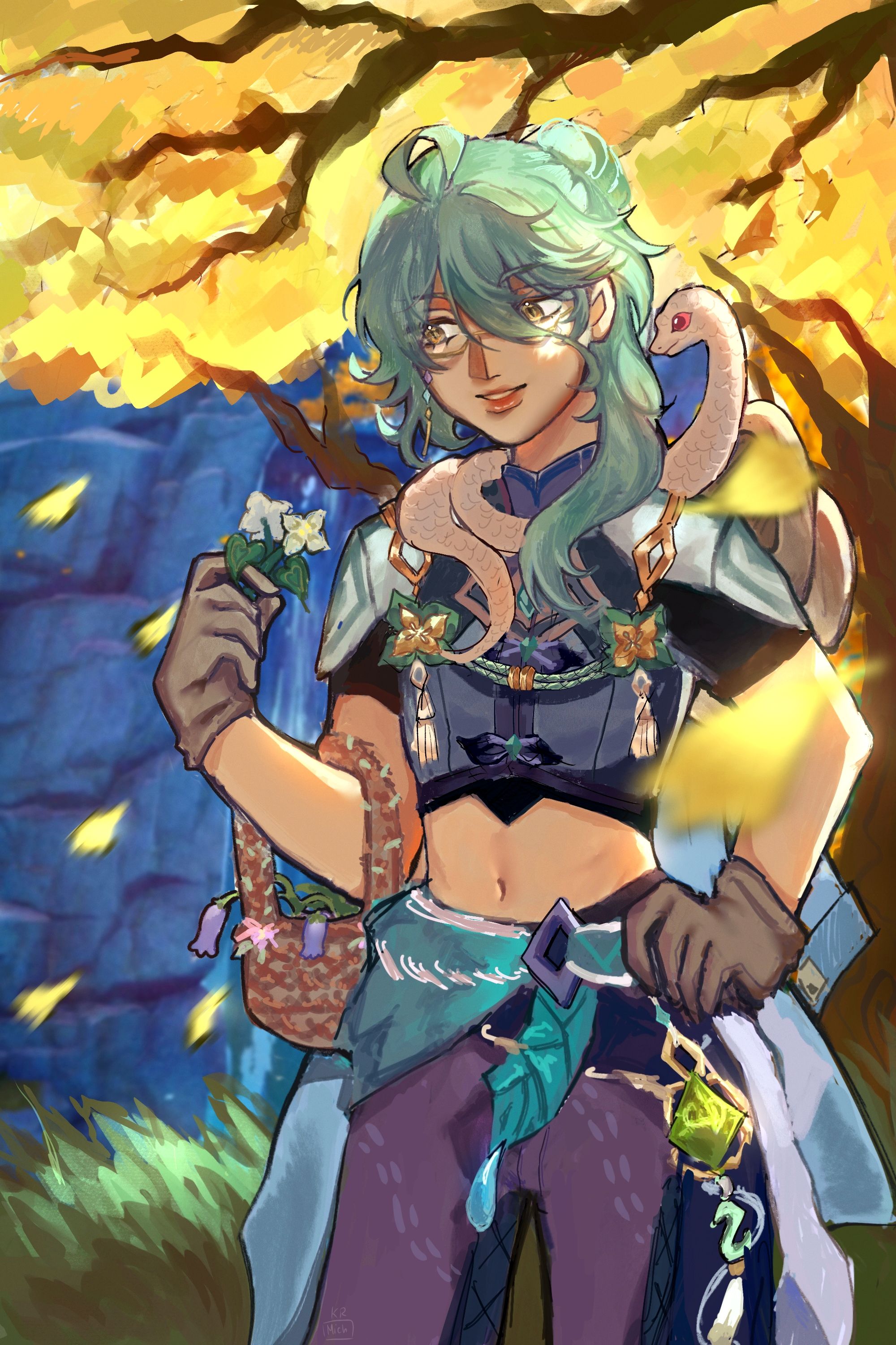 baizhu fanart contest Genshin Impact | HoYoLAB