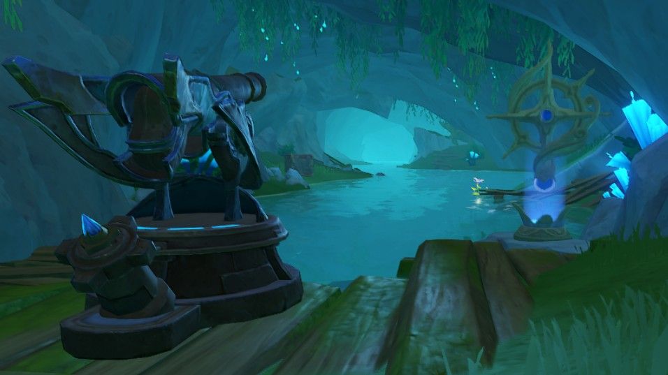 Secret Tunnel and Chest near Weeping Willow of the Lake Genshin Impact ...