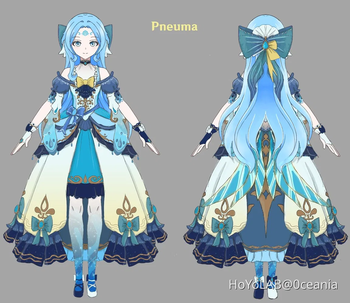 Hydro Archon Egeria - Pneuma Arkhe : Created Version 4.1 Genshin Impact ...