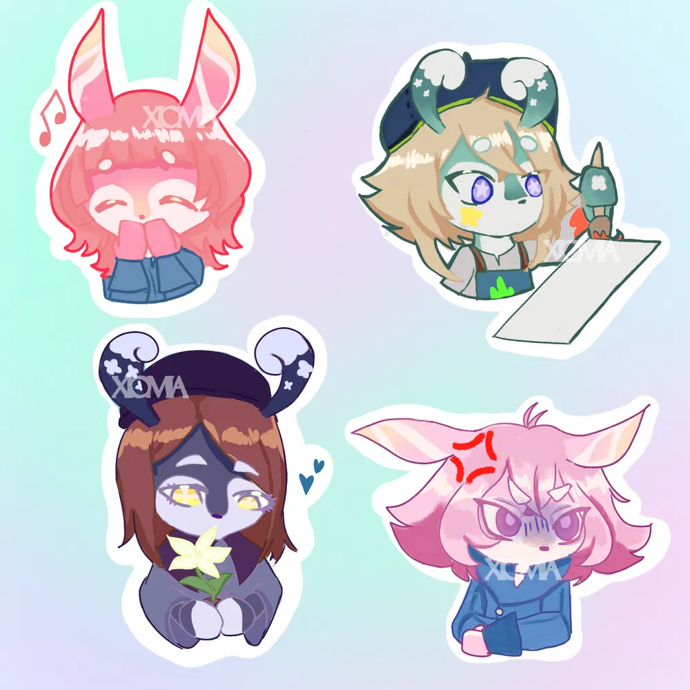 Melusine stickers