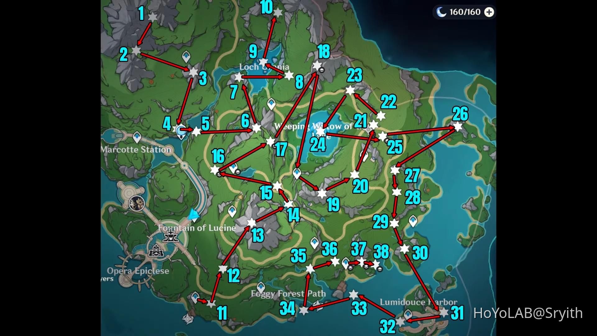 All locations for 4.2 Hydroculus: Genshin Impact | HoYoLAB