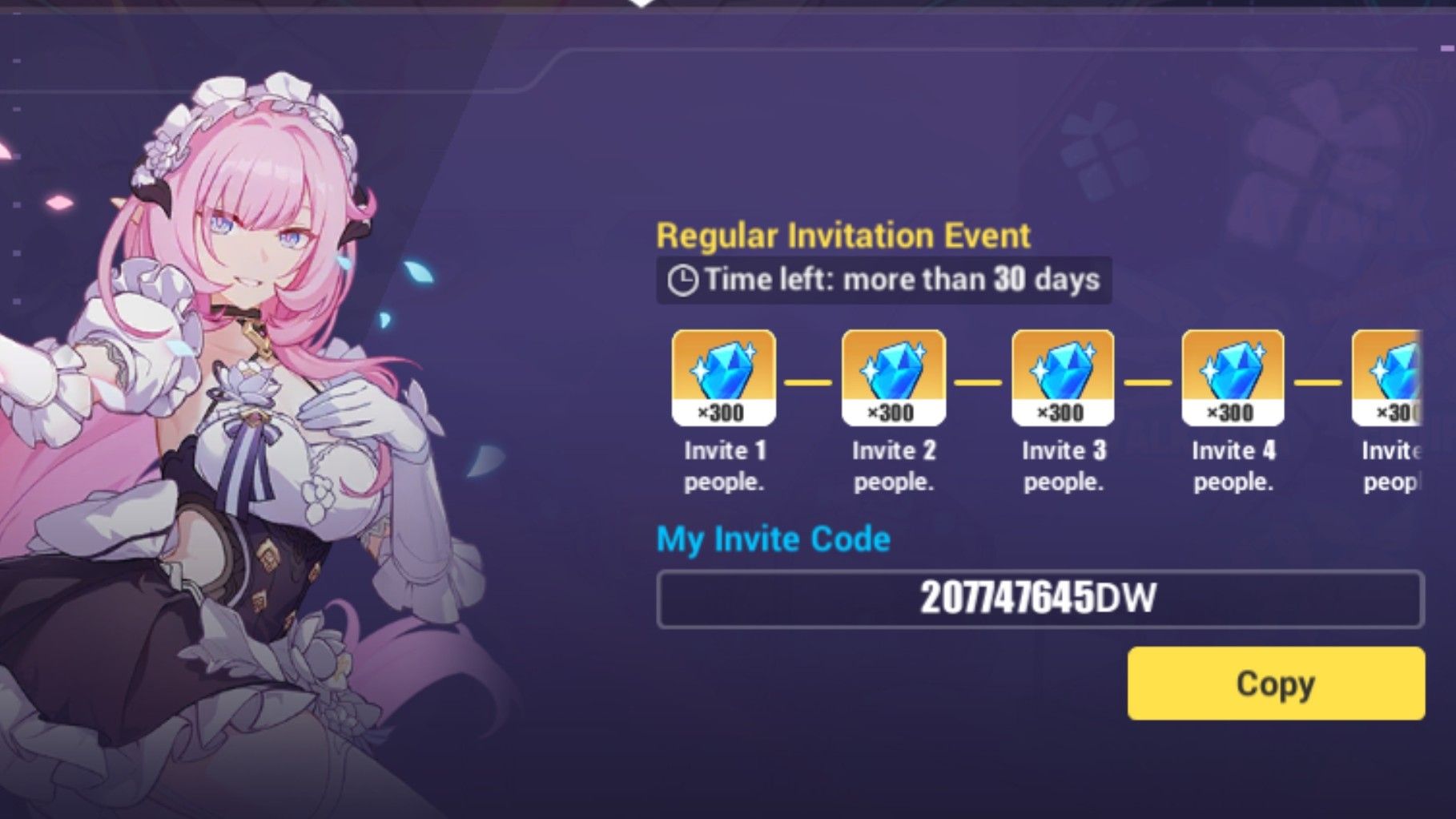 Honkai impact 3rd invite code (eu 207747645DW) Honkai Impact 3rd | HoYoLAB