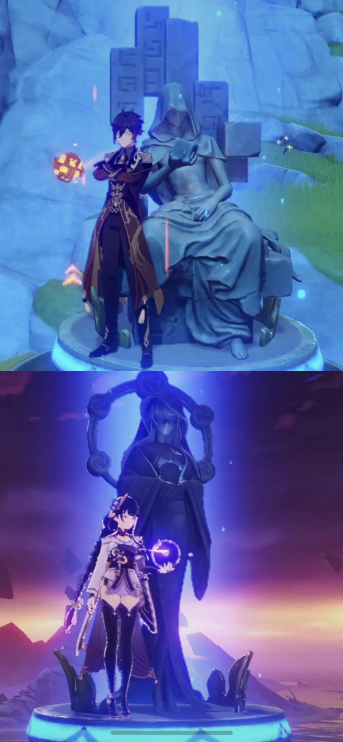 Archons and their statues Genshin Impact | HoYoLAB