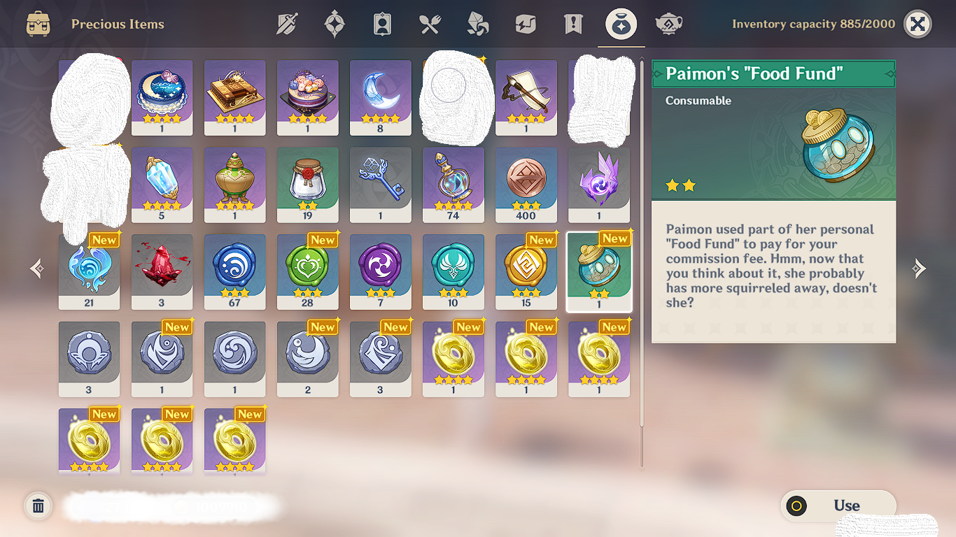 Paimons food fund Genshin Impact | HoYoLAB