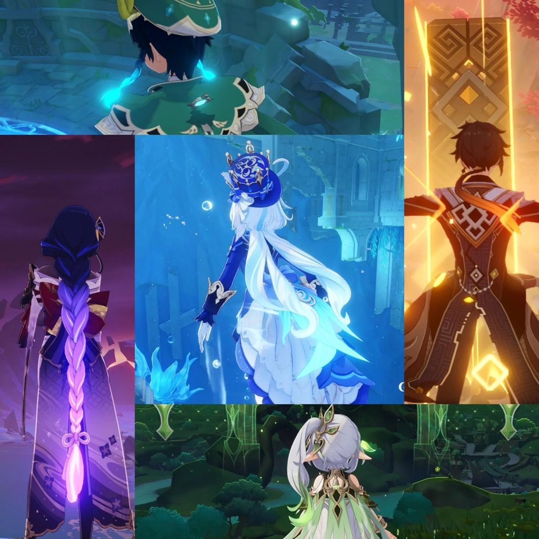 Archons Hair Glow Genshin Impact | HoYoLAB