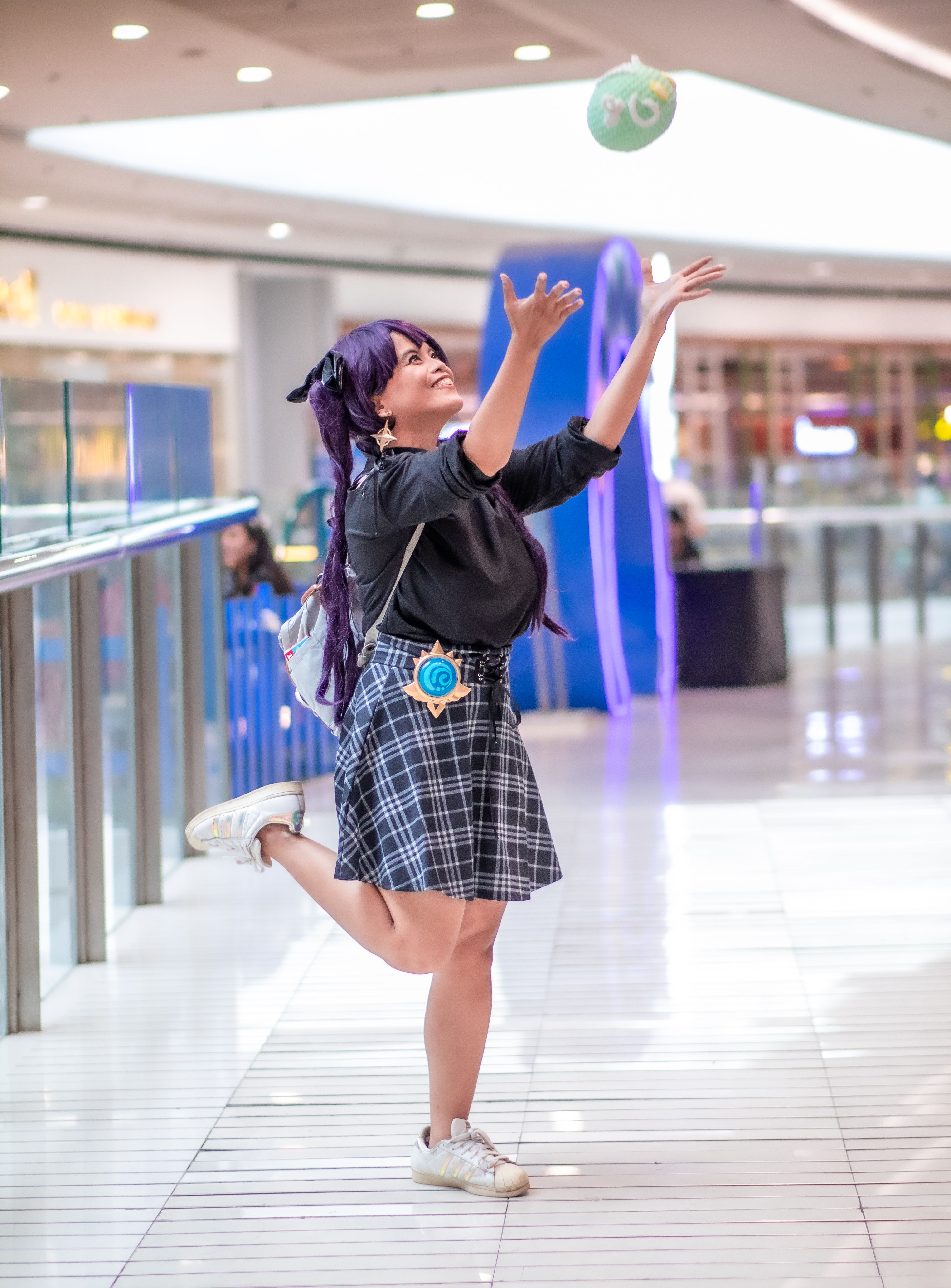 Mona with Anemo slime Genshin Impact | HoYoLAB