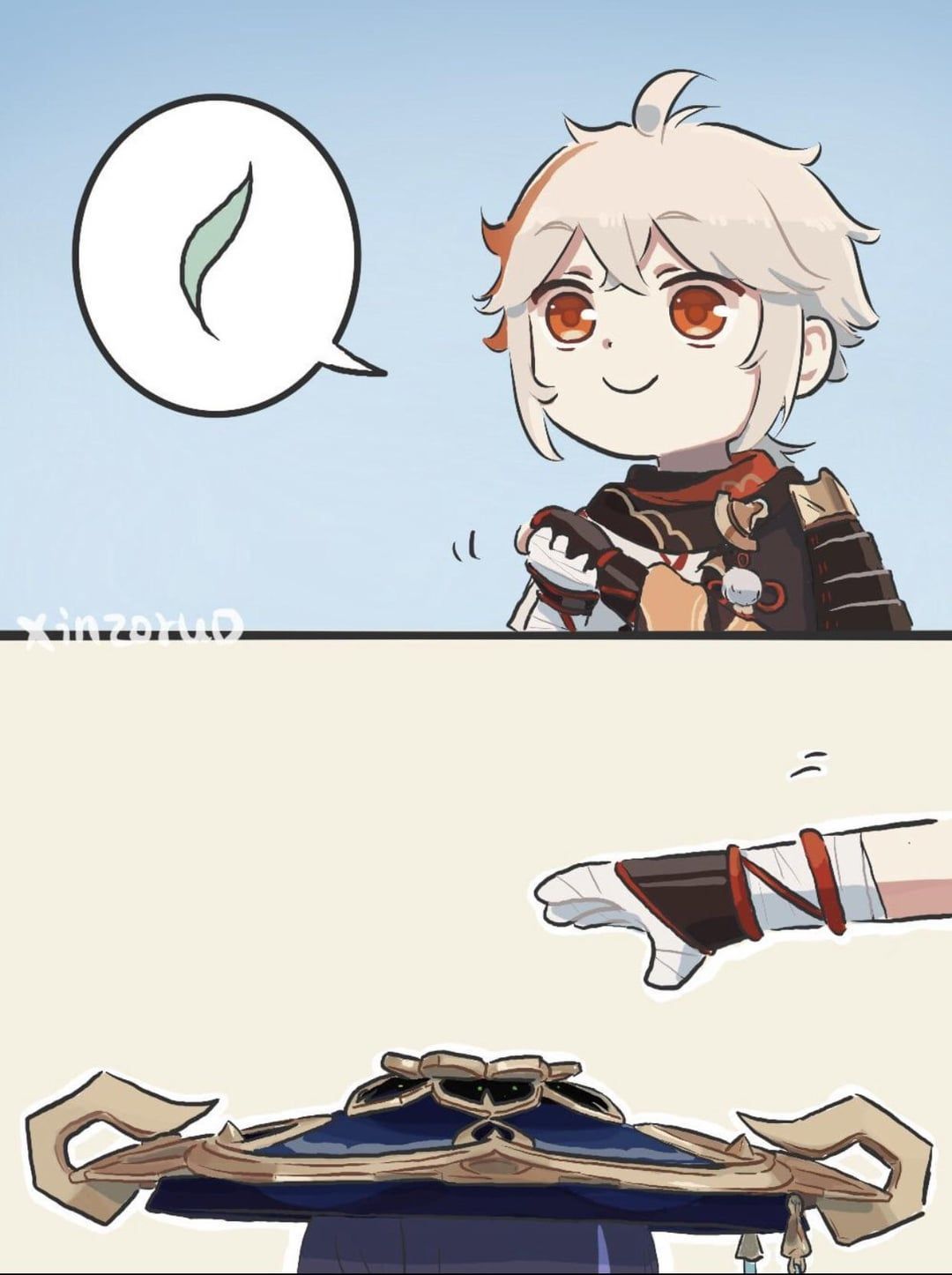 the Kazuha hat story lore Genshin Impact | HoYoLAB