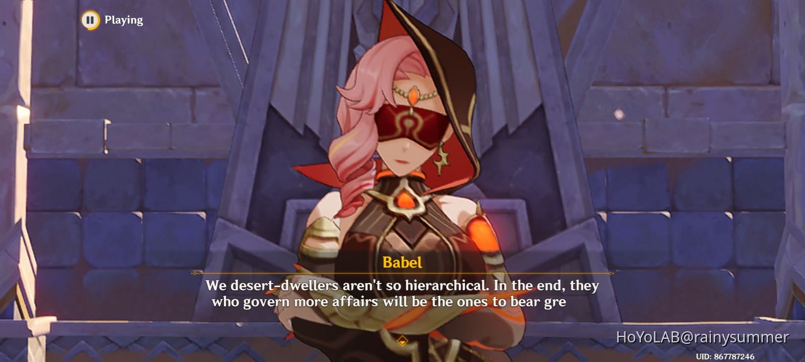 What a shame that Babel was a side character. Genshin Impact | HoYoLAB