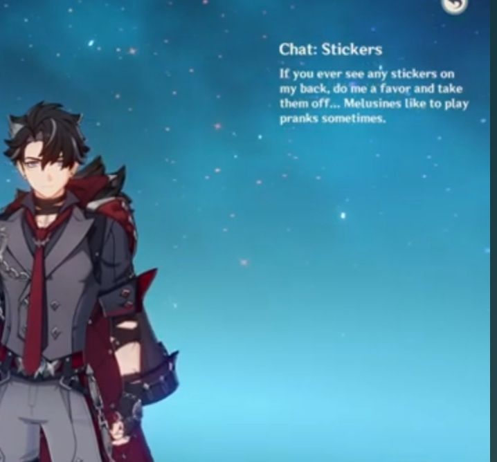 Alright! now turn around, there are some stickers:3 Genshin Impact ...