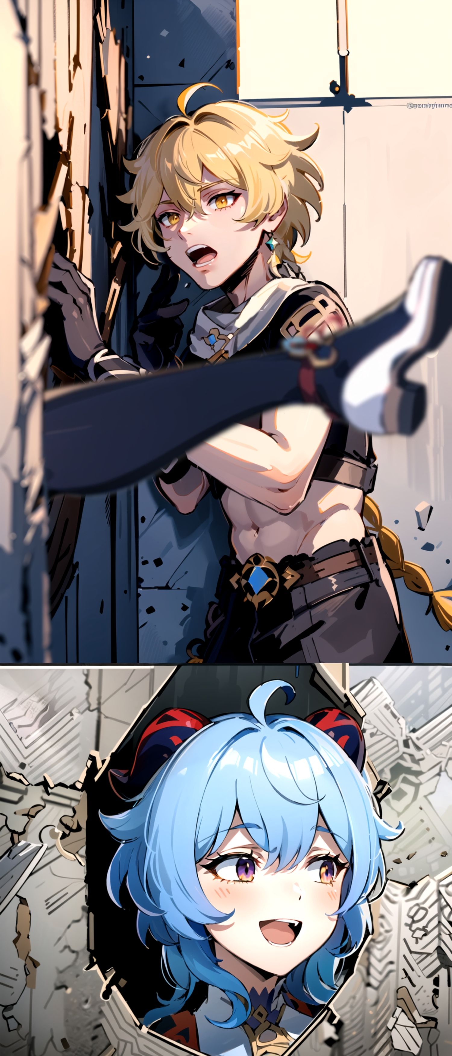 Ganyu and Aether Genshin Impact | HoYoLAB