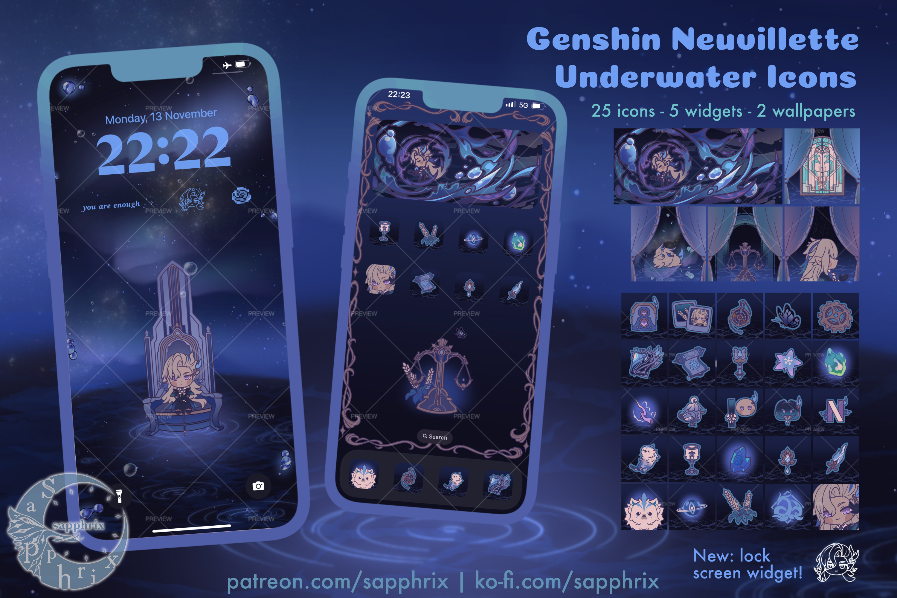 Neuvillette Icon Genshin Impact | HoYoLAB
