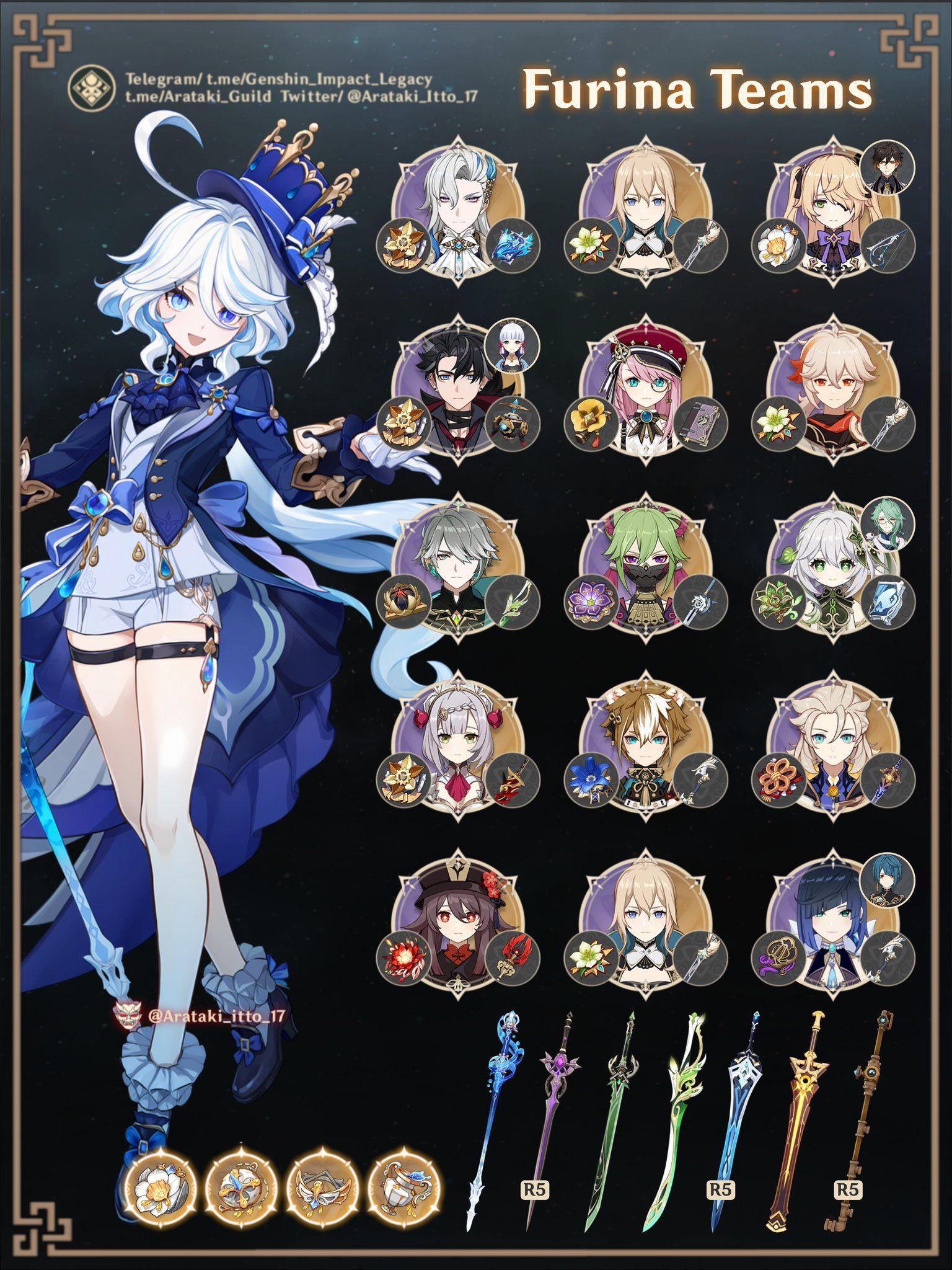 Furina Teams Genshin Impact | HoYoLAB