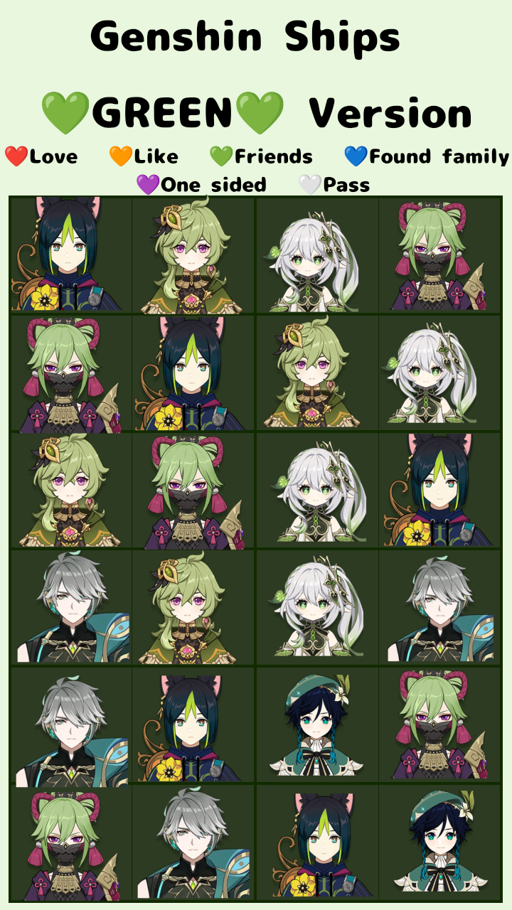 💚Green💚 duos! Genshin Impact | HoYoLAB