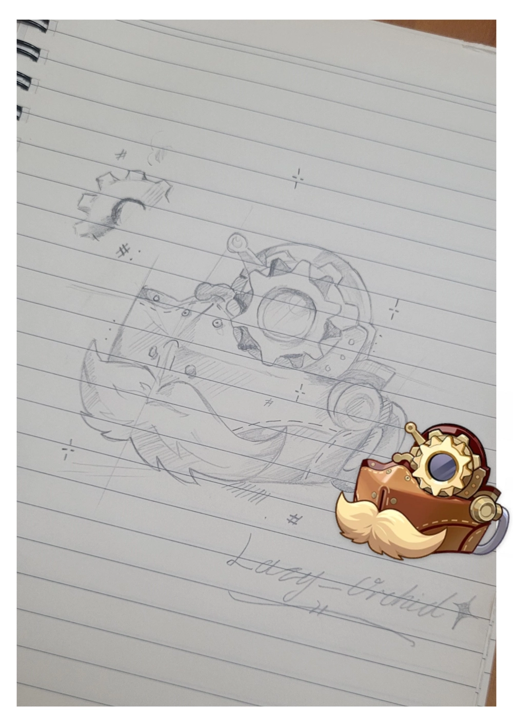 Drawing artifacts from my favourite artifact set part 2 Genshin Impact ...