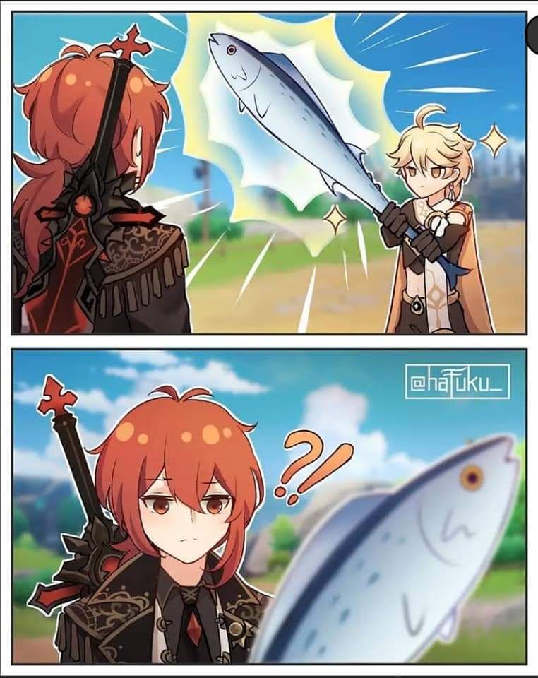 Diluc approves!!😳 just random meme😷 Genshin Impact | HoYoLAB