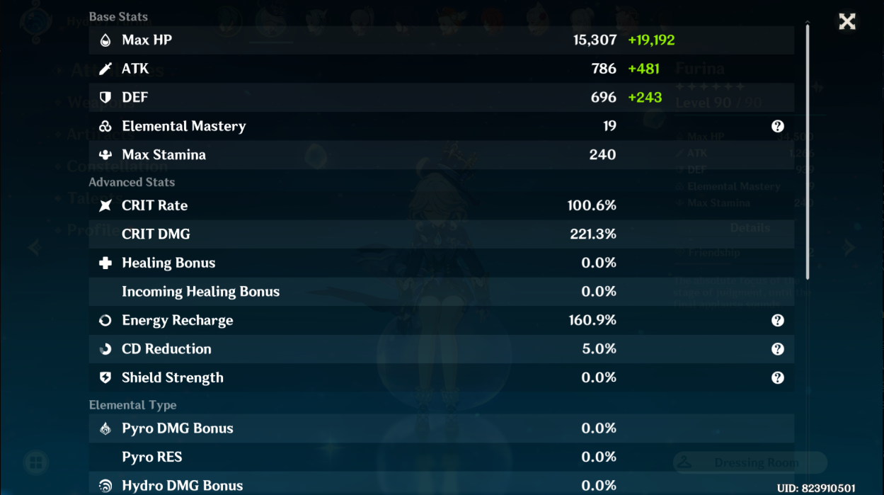 Show me your Aqua stats. Let's fight. Genshin Impact | HoYoLAB