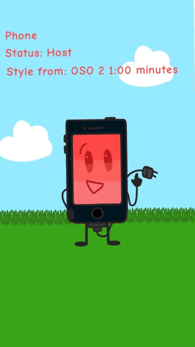 Drawing my characters in the style of diffrent object shows. First up ...