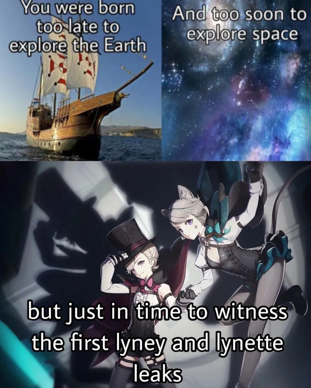 Lyney memes because he is going to get a rerun in 4.4 Genshin Impact ...