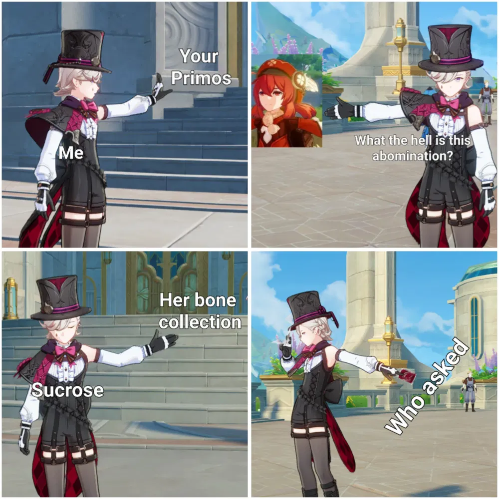 Lyney memes because he is going to get a rerun in 4.4 Genshin Impact ...