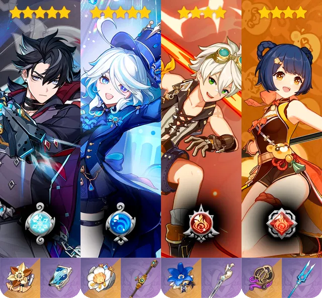 [ EN - ES - FR ] Rotation ֎ -Melt Wriothesley- ֎ Wriothesley Furina ...