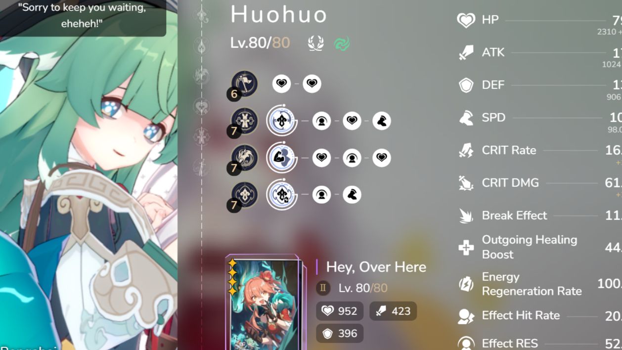 A way-too-early Huohuo-chan build! Honkai: Star Rail | HoYoLAB