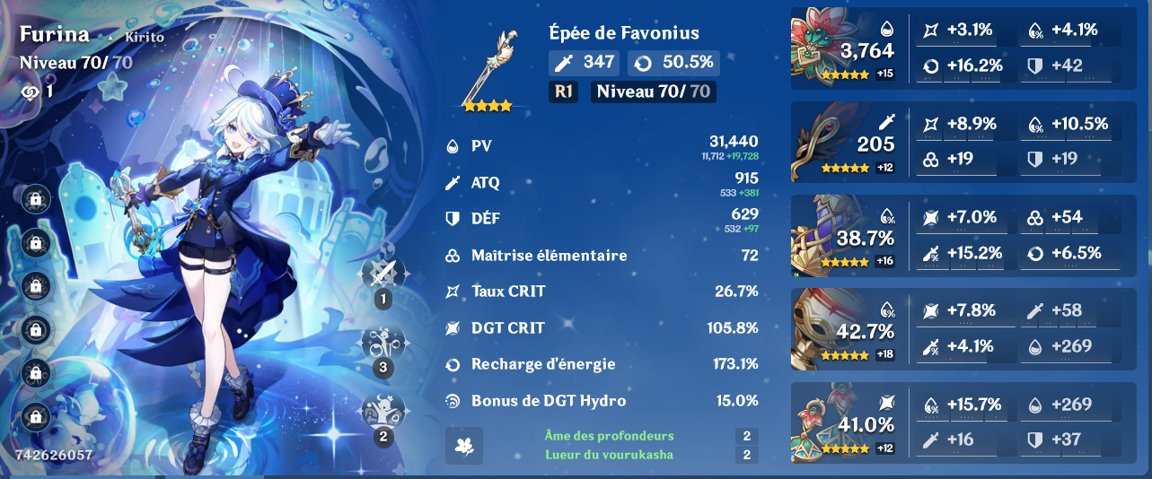 build de ma furina Genshin Impact | HoYoLAB