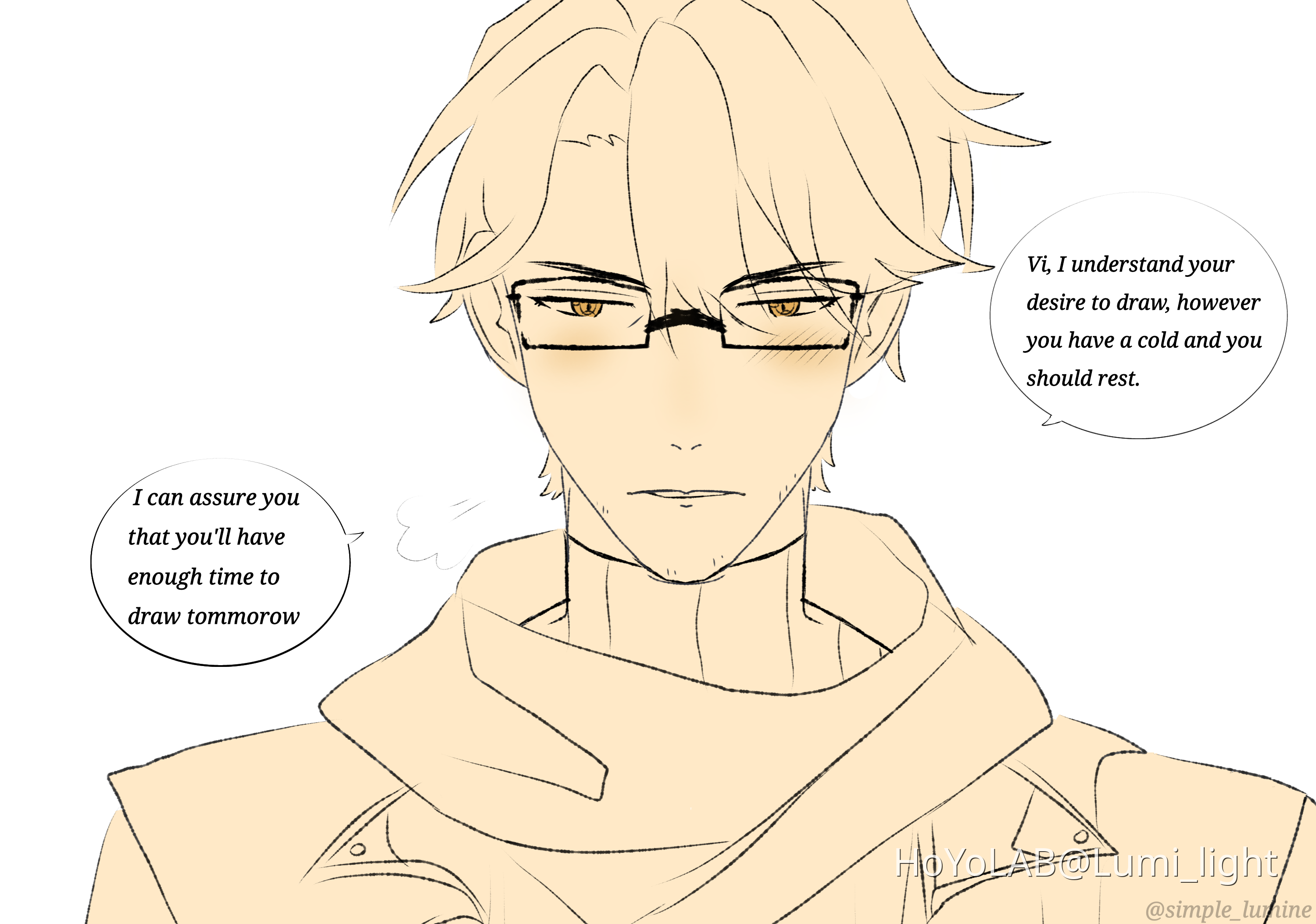 I have a cold ( my twitter:@simple_lumine) Honkai: Star Rail | HoYoLAB