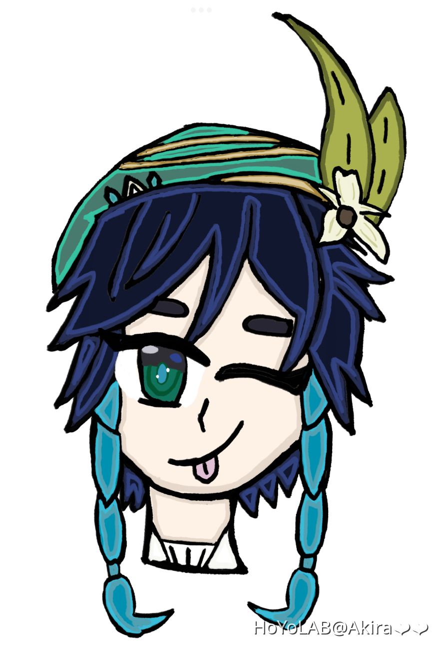 Venti drawing + thank you guys for 2k likes Genshin Impact | HoYoLAB