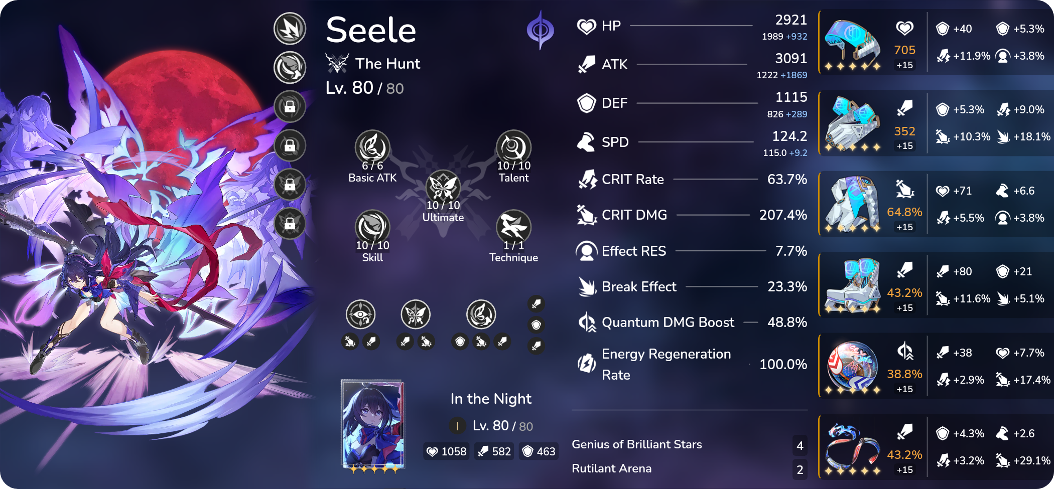 New Seele build Honkai: Star Rail | HoYoLAB