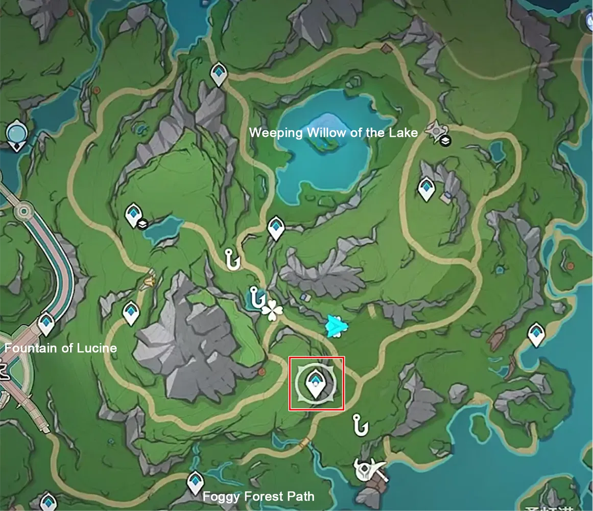 [V4.2] Morte Region & Erinnyes Forest | Fontaine Chest Collection Guide ...