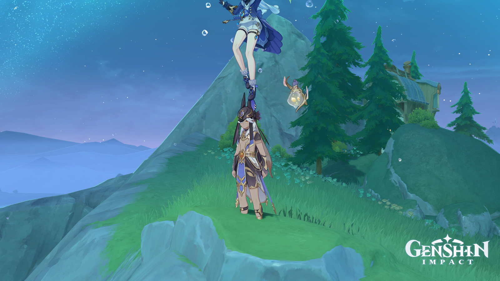 Furina being goofy with her new friend. Genshin Impact | HoYoLAB