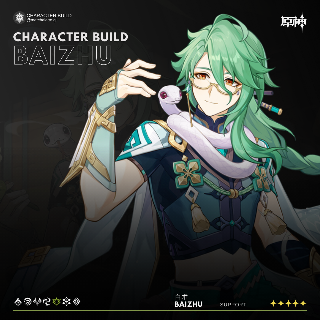 [Character Guide] Baizhu Dendro Support | Genshin Impact | v.4.2 Genshin Impact | HoYoLAB